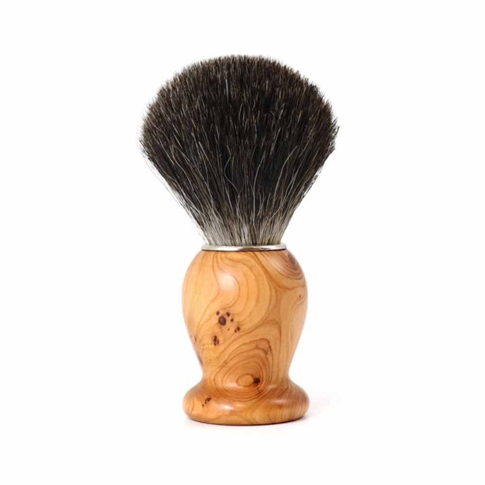 Blaireau de rasage Gentleman Barbier Emmanuel Bois de Cade Pur Gris BBCG12