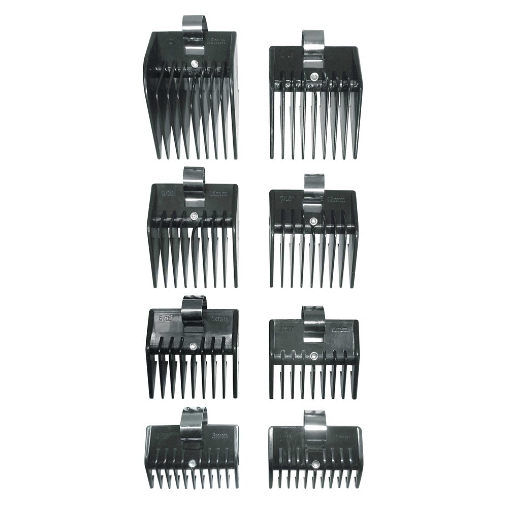 Lot de 8 sabots universels 1mm à 25mm HAIRCUT - 3349030011073