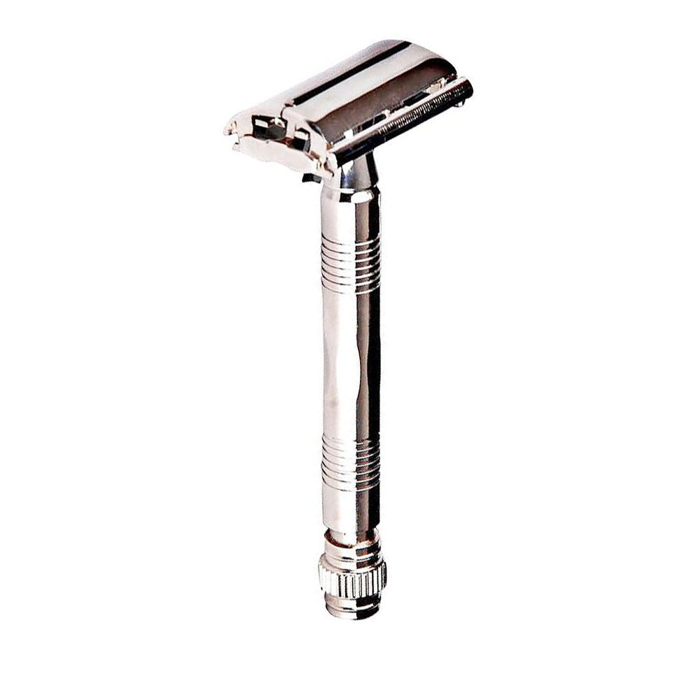 Rasoir de sureté Parker 95R Argenté Ouverture Papillon PATW95R